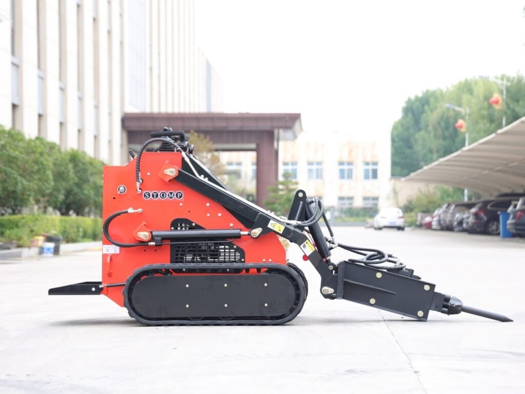 Skid Steer Loader Hydraulic Hammer Concrete Breaker Attachment USA ...